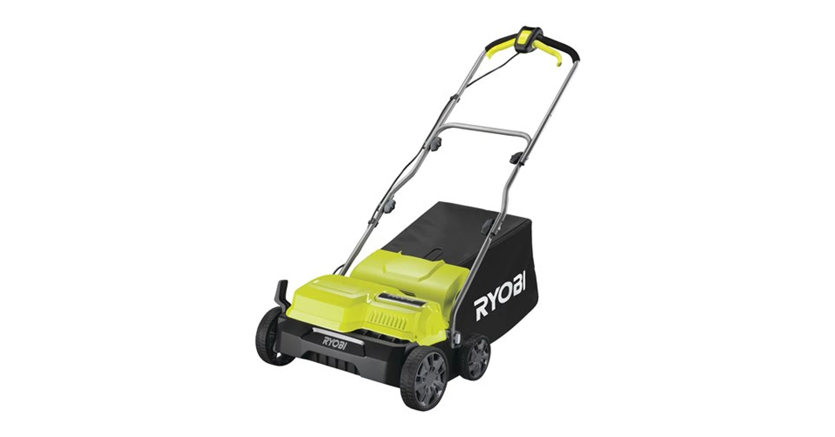 Ryobi RY1400SF35B 1400W gyepszellőztető + talajlazító kés és fűgyűjtő ...